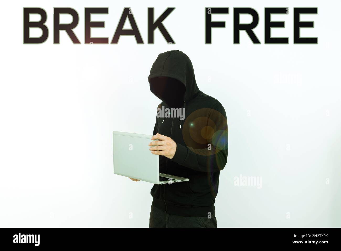 Text sign showing Break Free, Word for another way of saying salvation ...