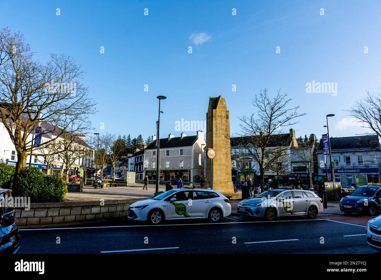The Diamond in the centre of Donegal Town, County Donegal, Ireland ...