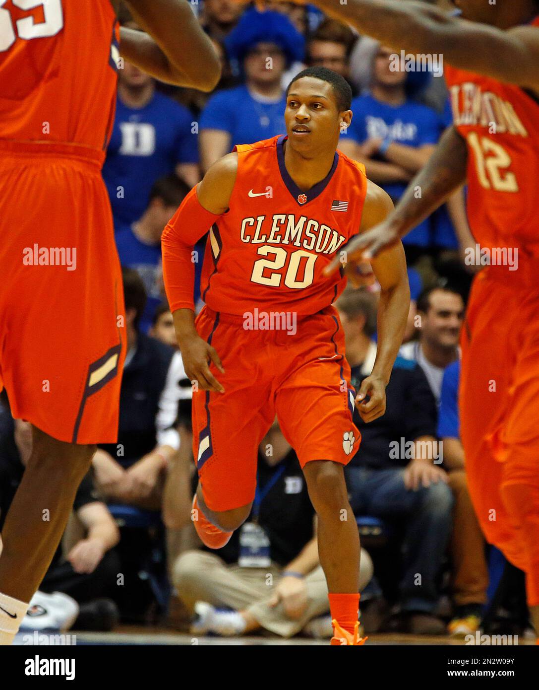 Clemson's Jordan Roper (20) during the first half of an NCAA college ...
