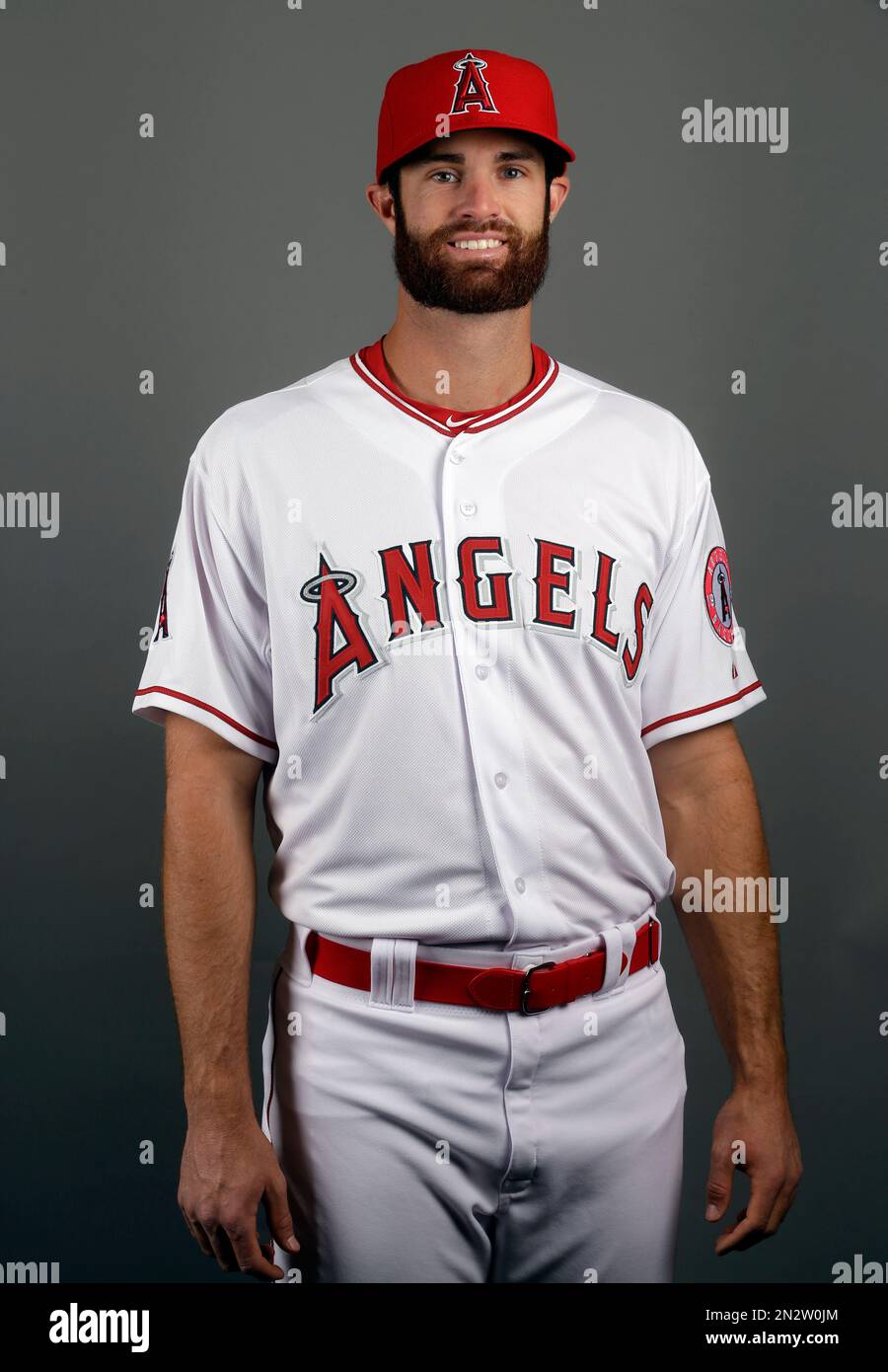 This is a 2015 photo of Los Angeles Angels’ Scott Snodgress. This image ...