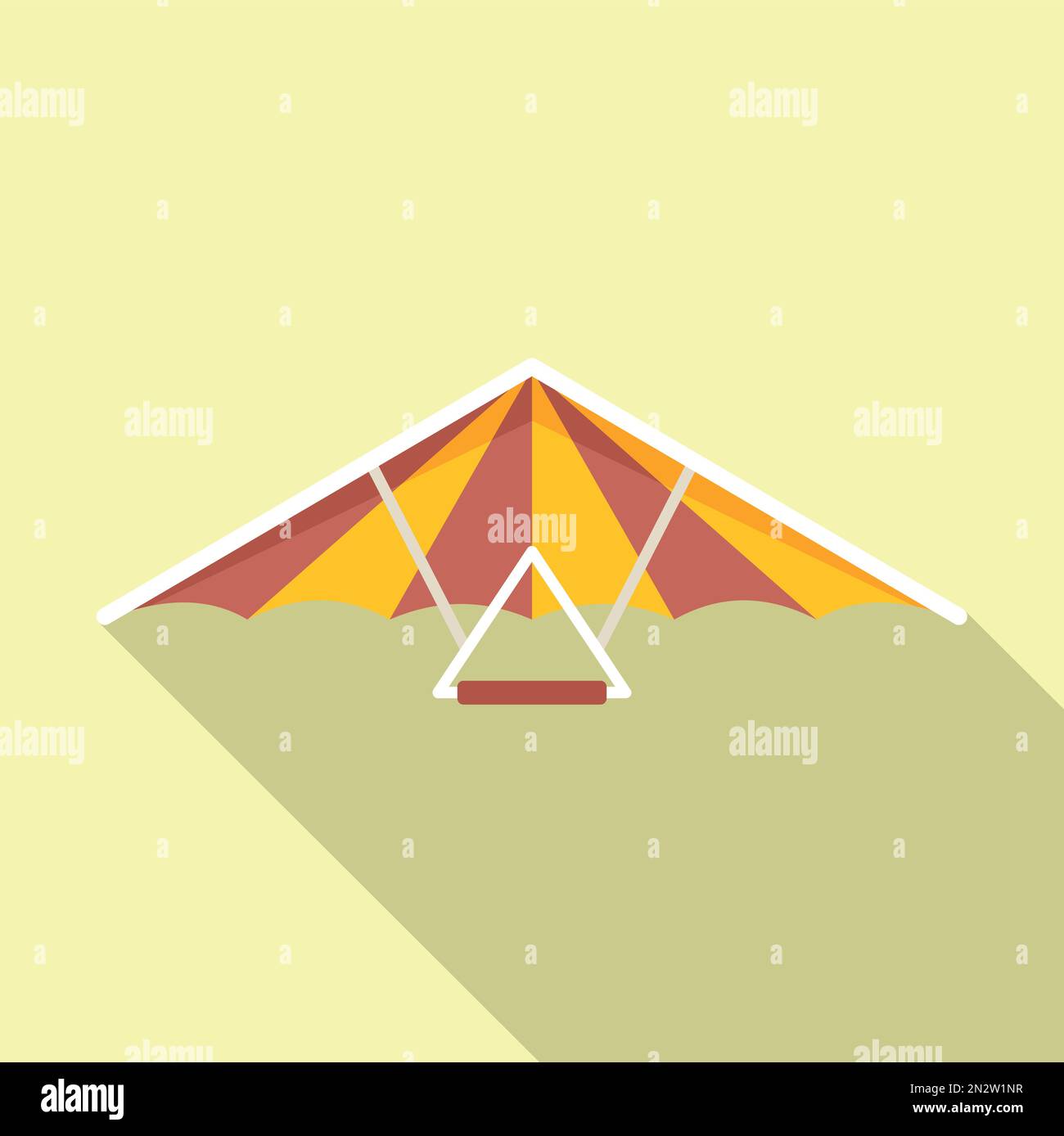 Aircraft glider icon flat vector. Fly plane. Man sky Stock Vector Image ...