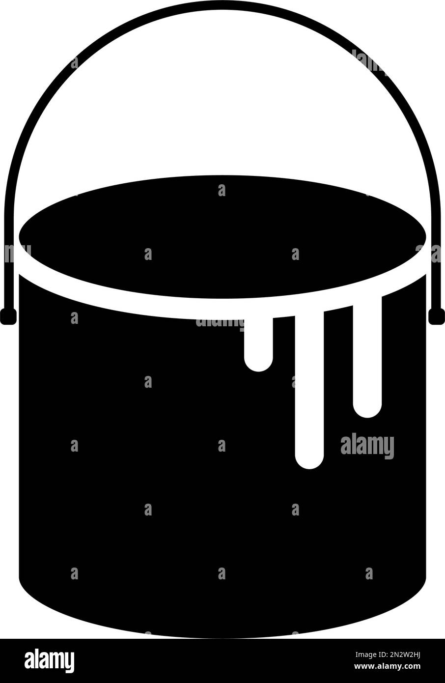 Paint Bucket Silhouette