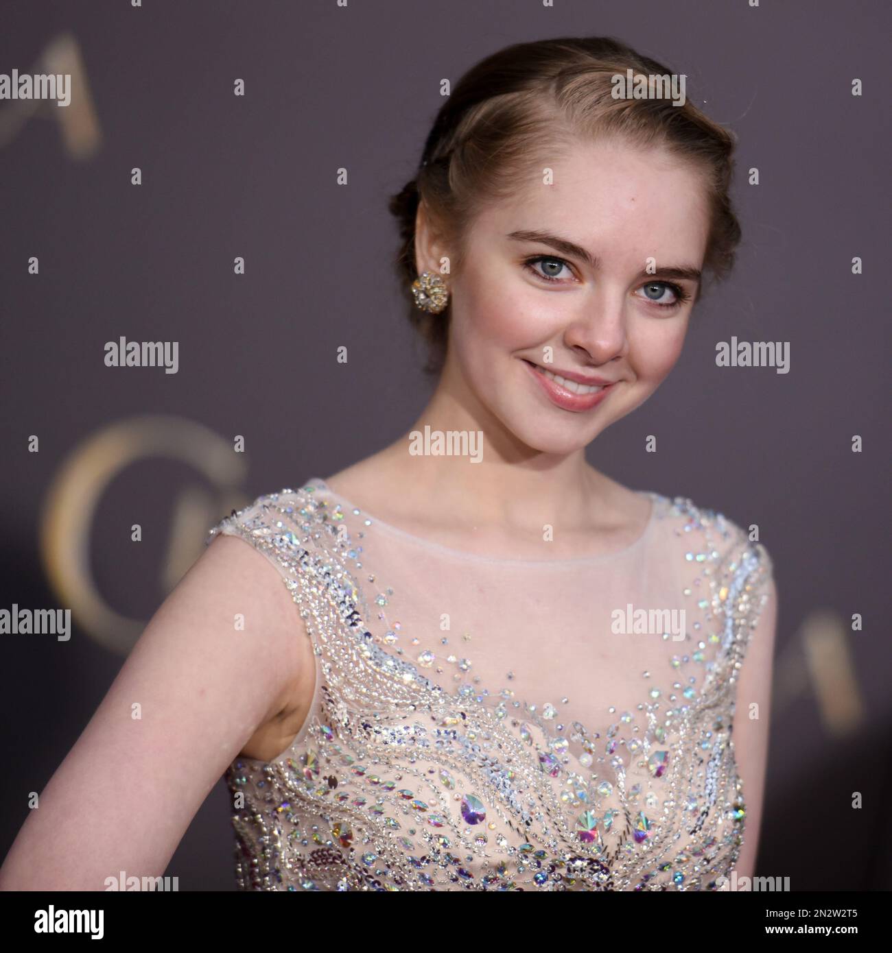 Darcy Rose Byrnes arrives at the World Premiere Of "Cinderella" on ...