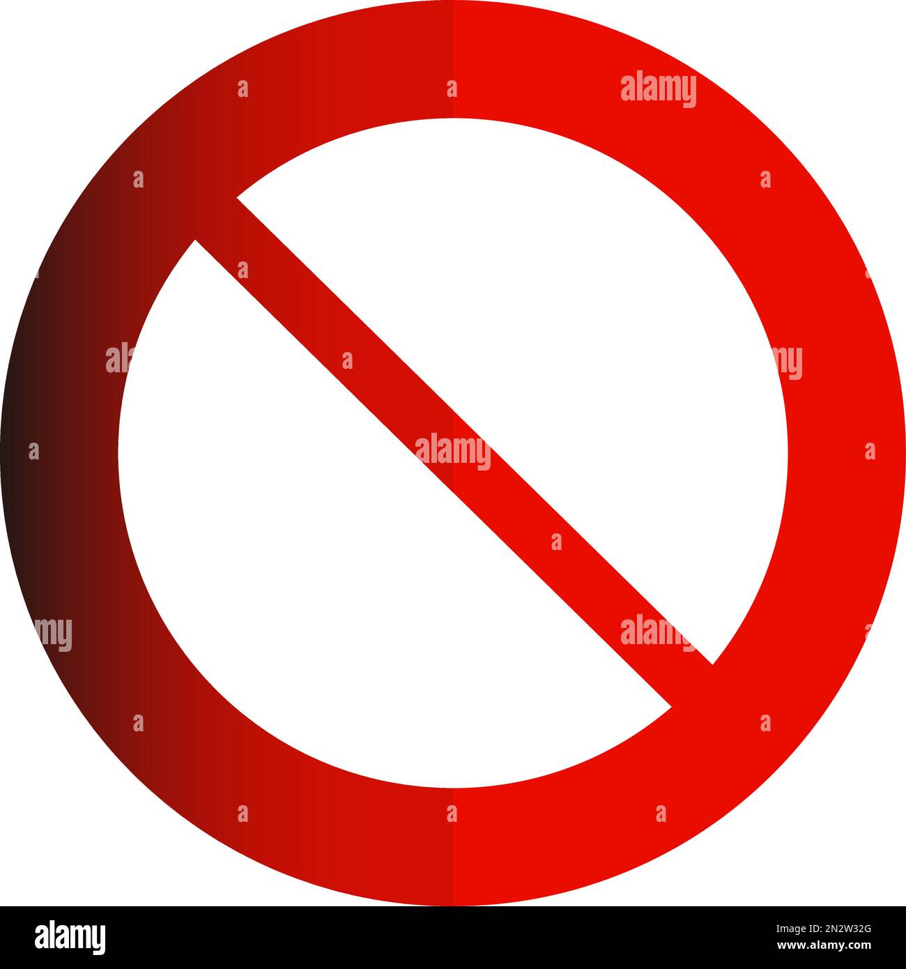 Dark stop sign. Dangerous area. Editable vector Stock Vector Image ...