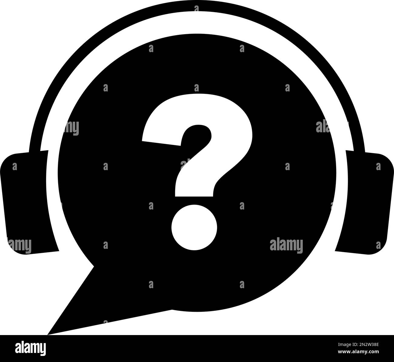 Call center agent icon Black and White Stock Photos & Images - Alamy