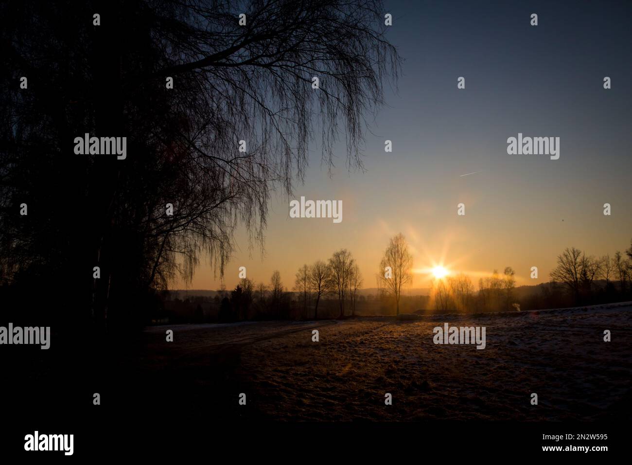 Cold winter morning waldviertel hi-res stock photography and images - Alamy