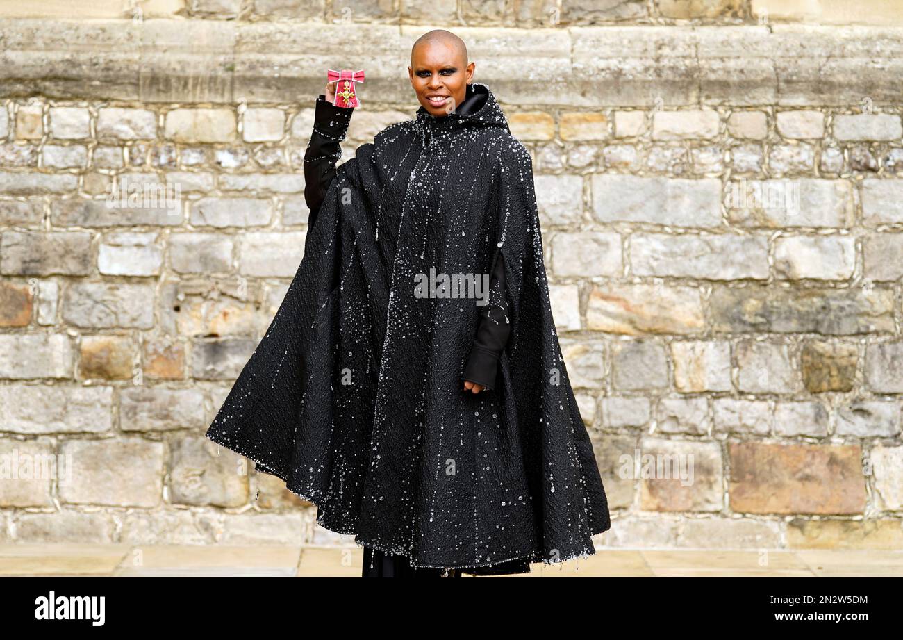 Deborah Dyer, (Skin), after being made an Officer of the Order of the ...