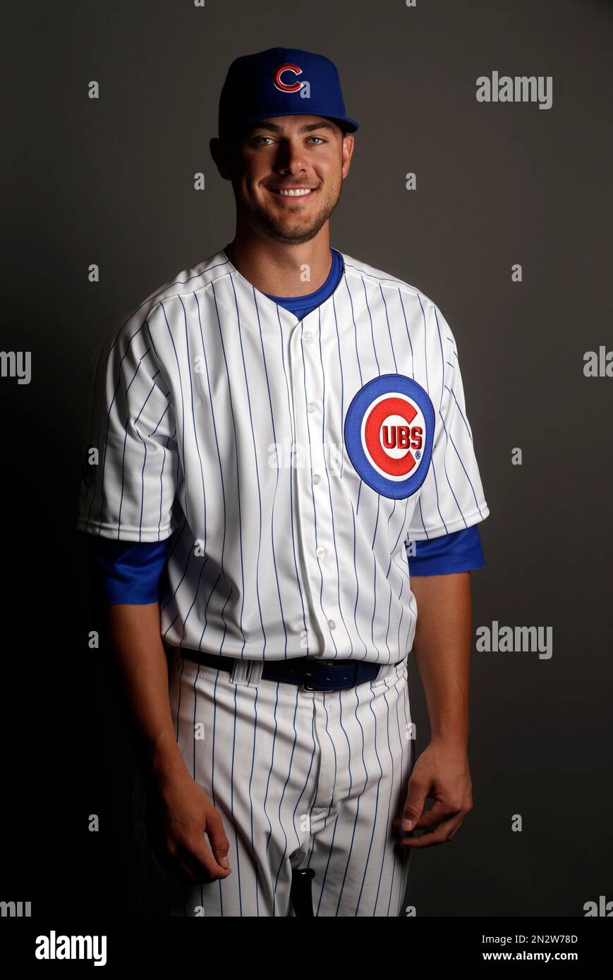 Chicago Cubs’ Kris Bryant poses for a picture during the teams photo ...