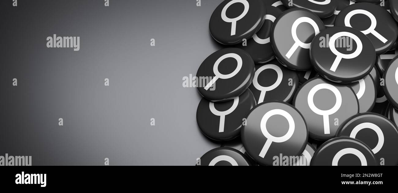 The gender symbol for neutral / neuter on a heap Stock Photo - Alamy