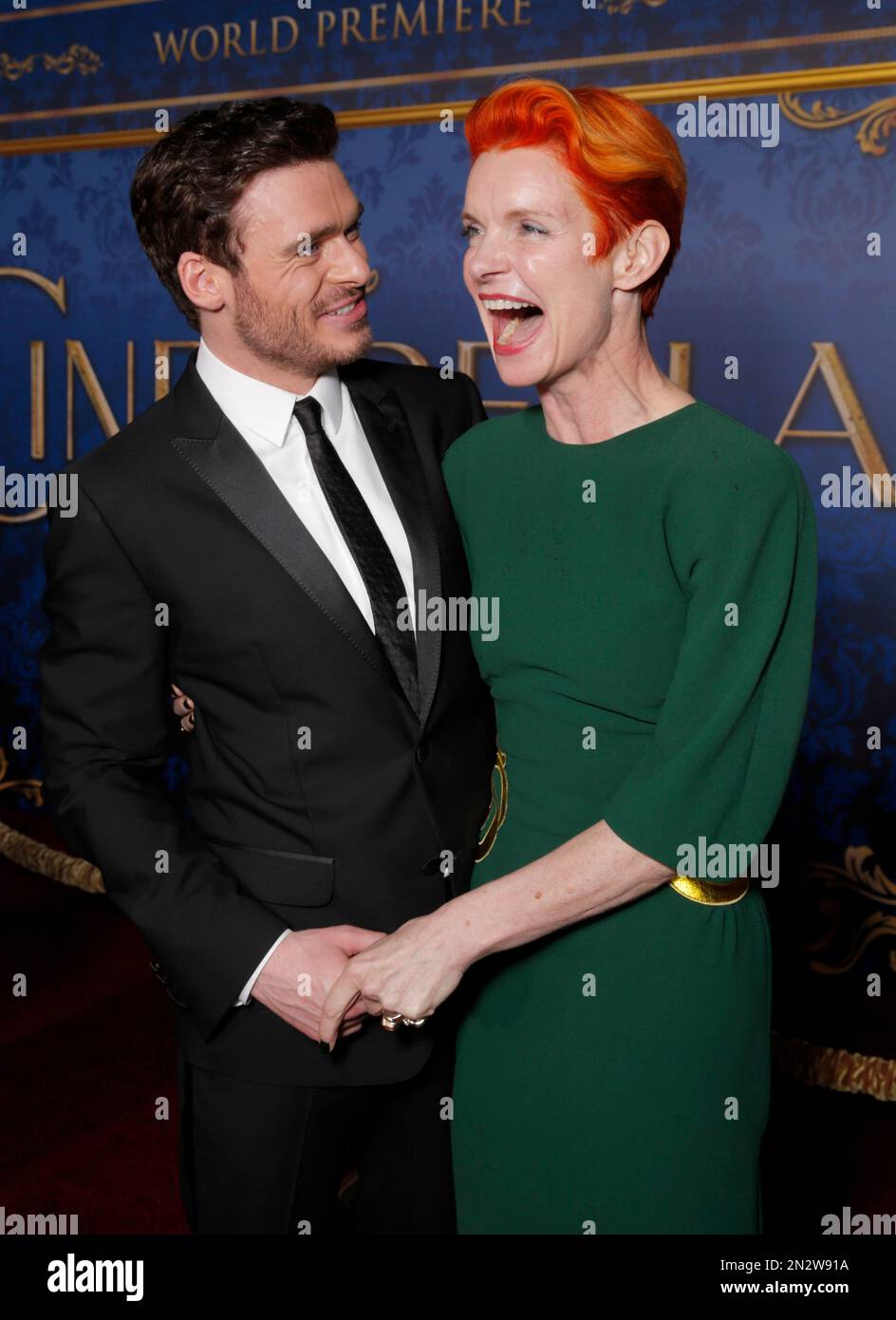 Richard Madden and Costume Designer Sandy Powell attend the World ...