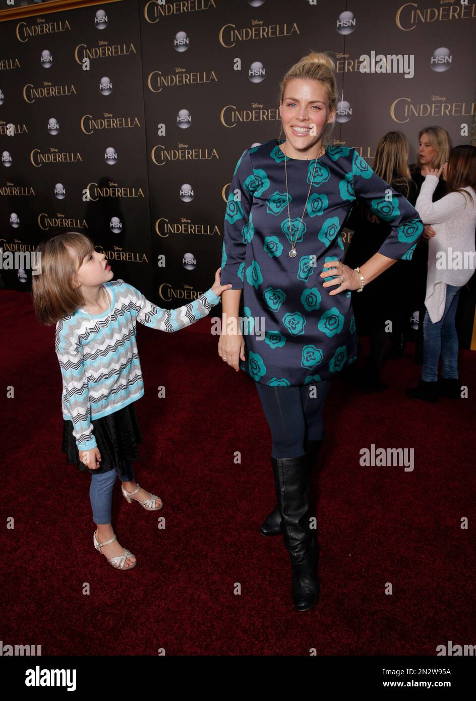 Busy Phillips and family attend the World Premiere Of "Cinderella" on ...