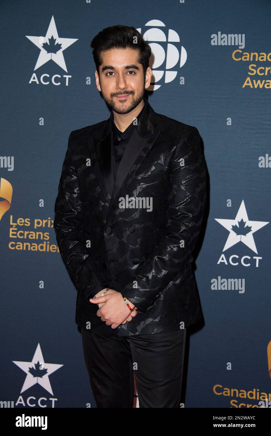 Vinay Virmani arrives at the Canadian Screen Awards on Sunday, March 1 ...