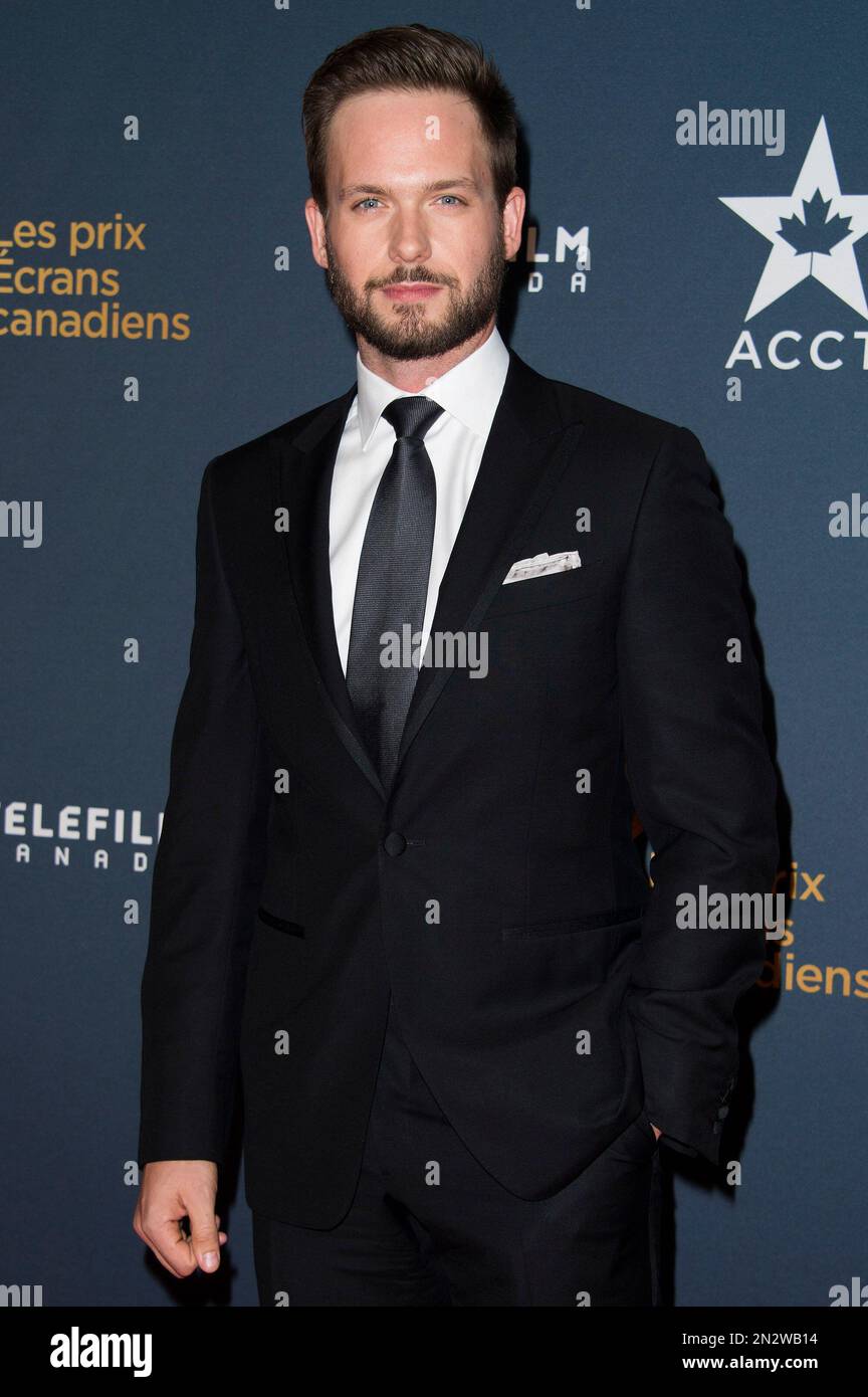 Patrick J. Adams arrives at the Canadian Screen Awards on Sunday, March ...