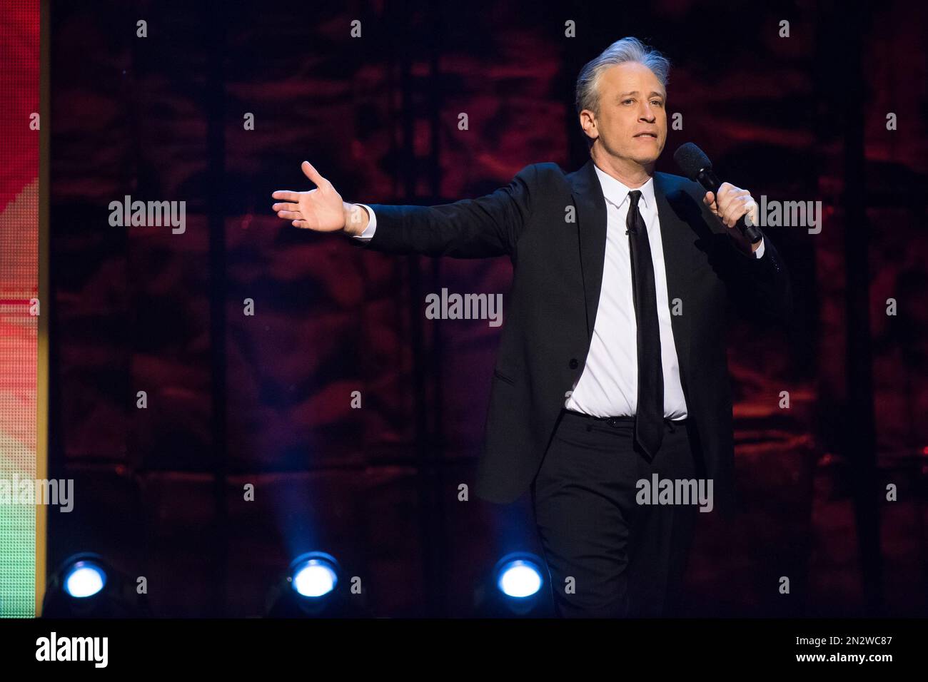 Jon Stewart appears onstage at Comedy Central's "Night of Too Many ...