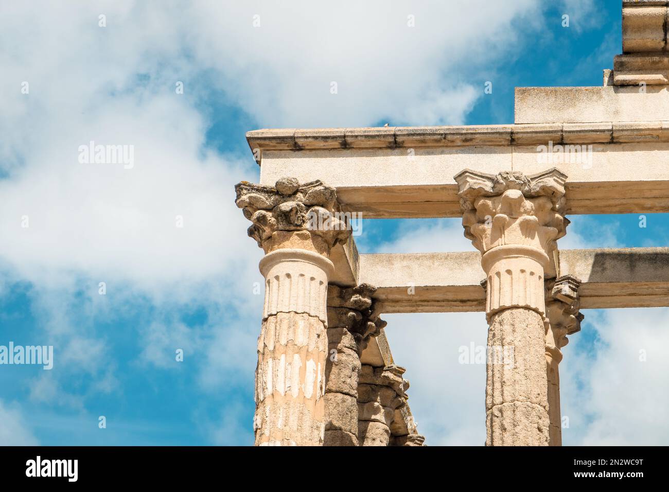 Temple of Diana Merida Spain Stock Photo - Alamy