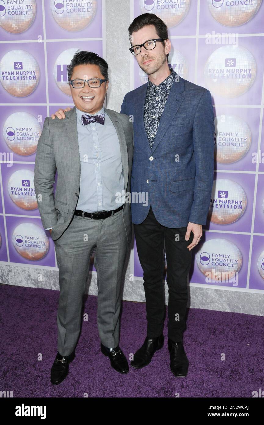 Alec Mapa, Jamison Hebert arrives at the Family Equality Council Los ...