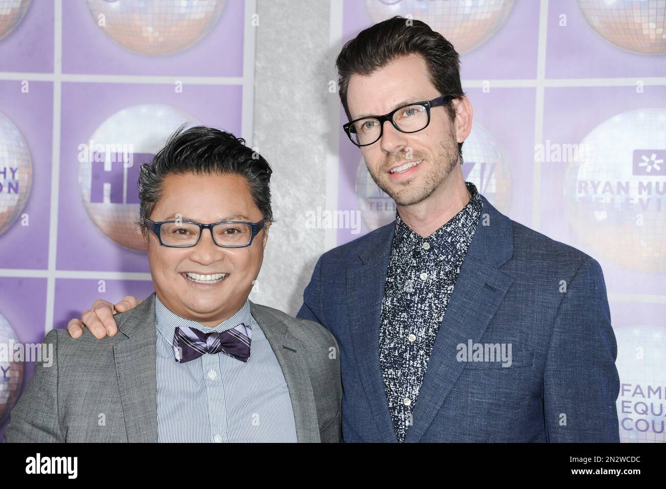 Alec Mapa, Jamison Hebert arrives at the Family Equality Council Los ...