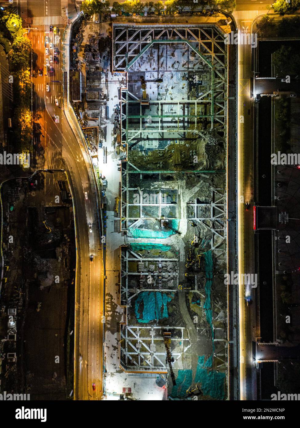 SUZHOU, CHINA - FEBRUARY 7, 2023 - An aerial photo shows the ...