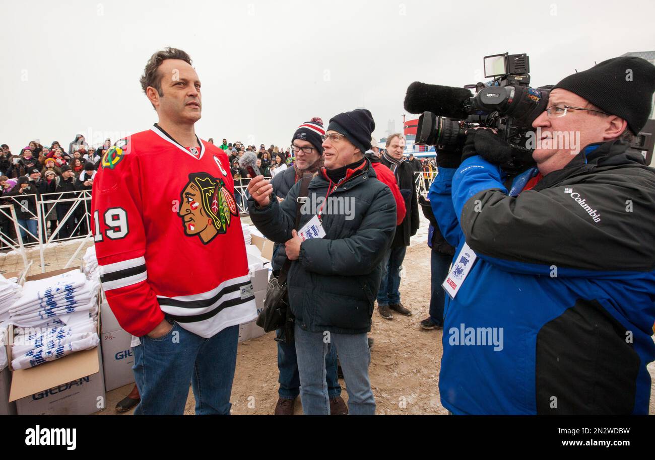 Vince Vaughn takes part in the Chicago Polar Plunge at North Avenue ...