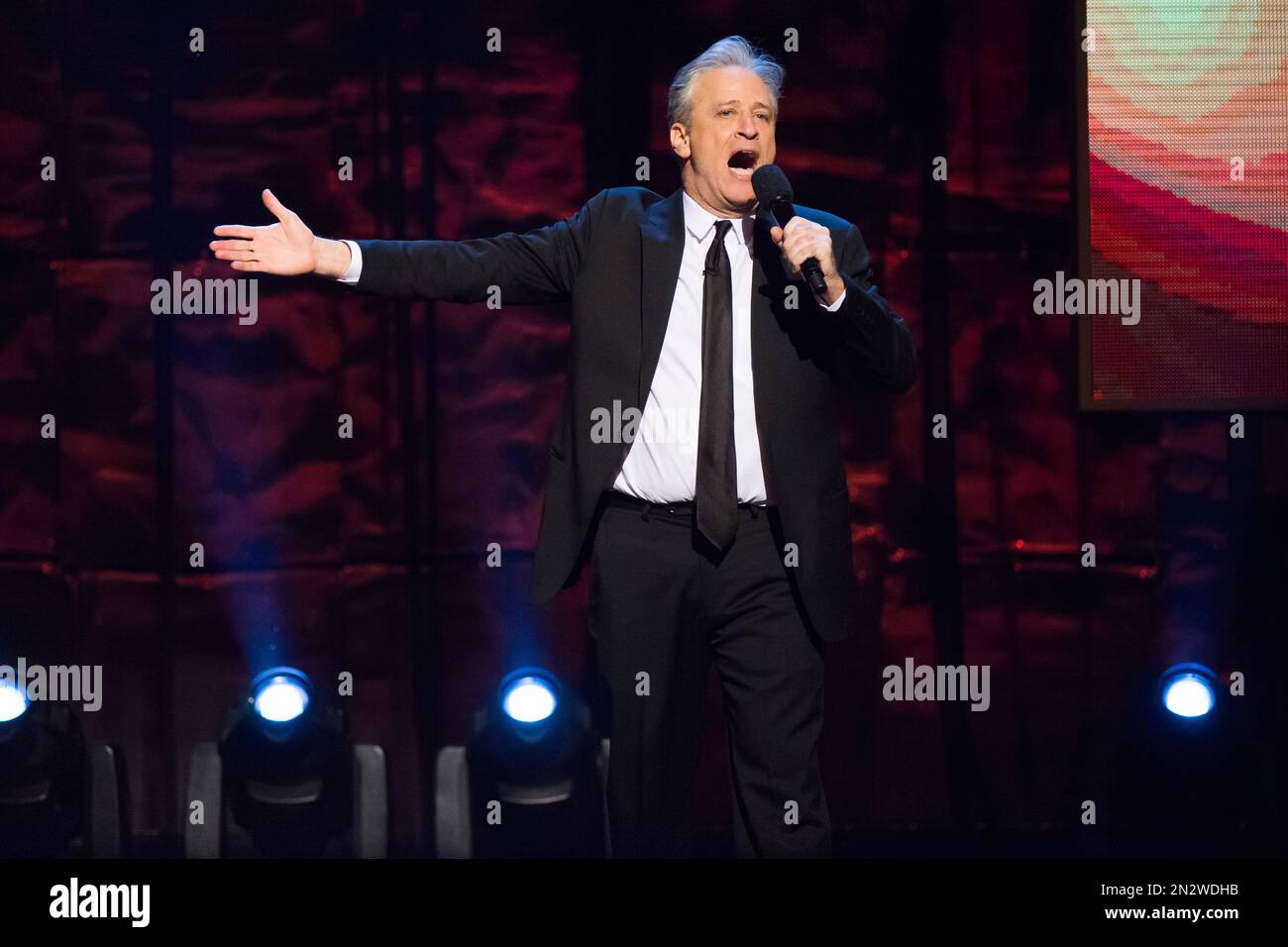 Jon Stewart appears onstage at Comedy Central's "Night of Too Many ...