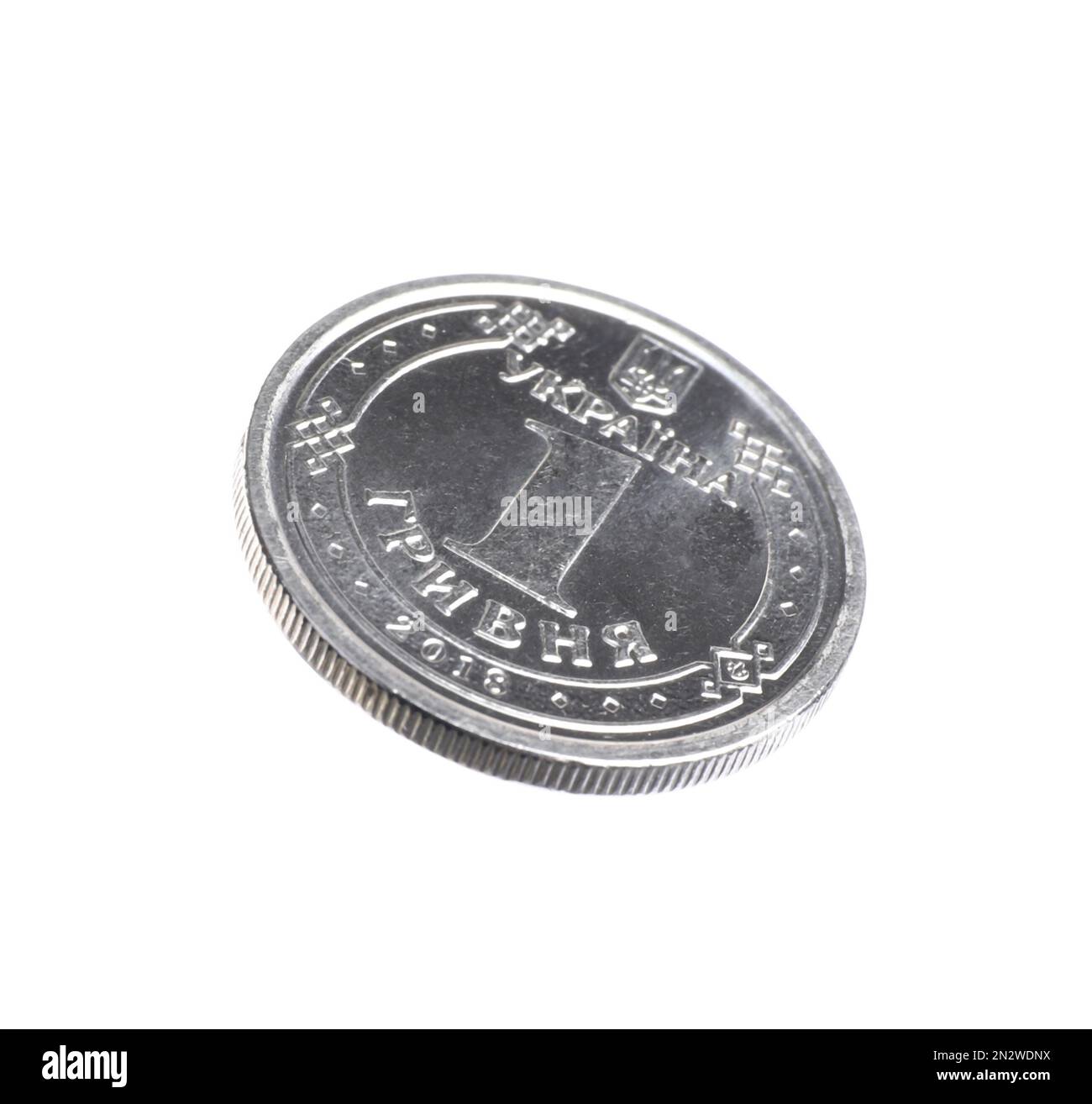 1 ukrainian hryvnia coin hi-res stock photography and images - Alamy