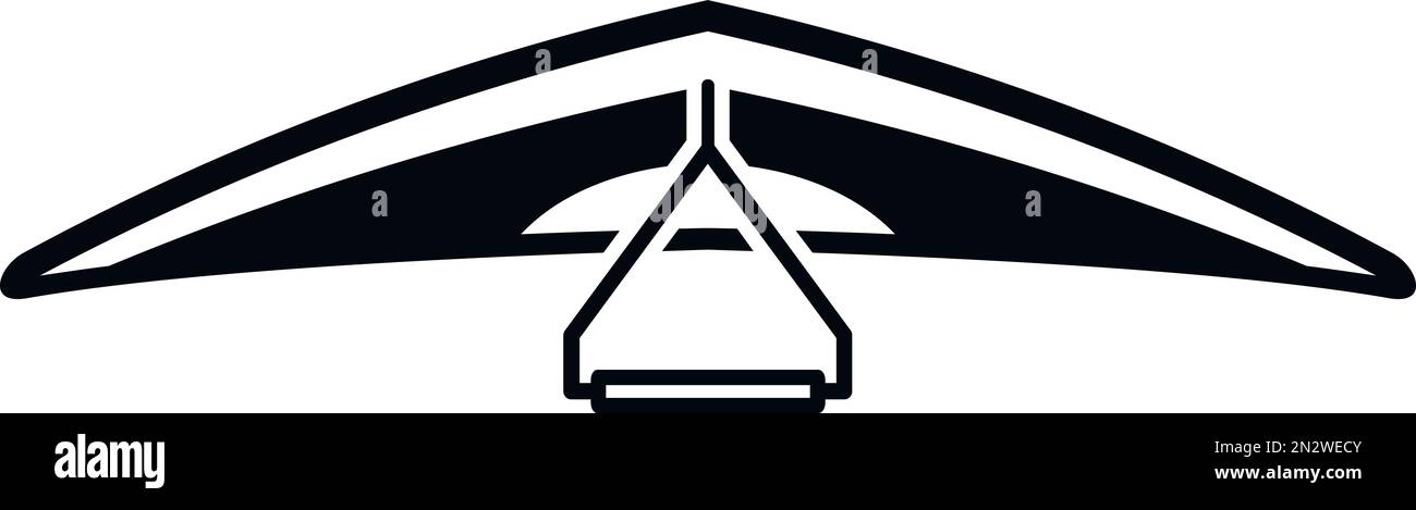 Glasses hang glider icon simple vector. Para air. Man sky Stock Vector ...