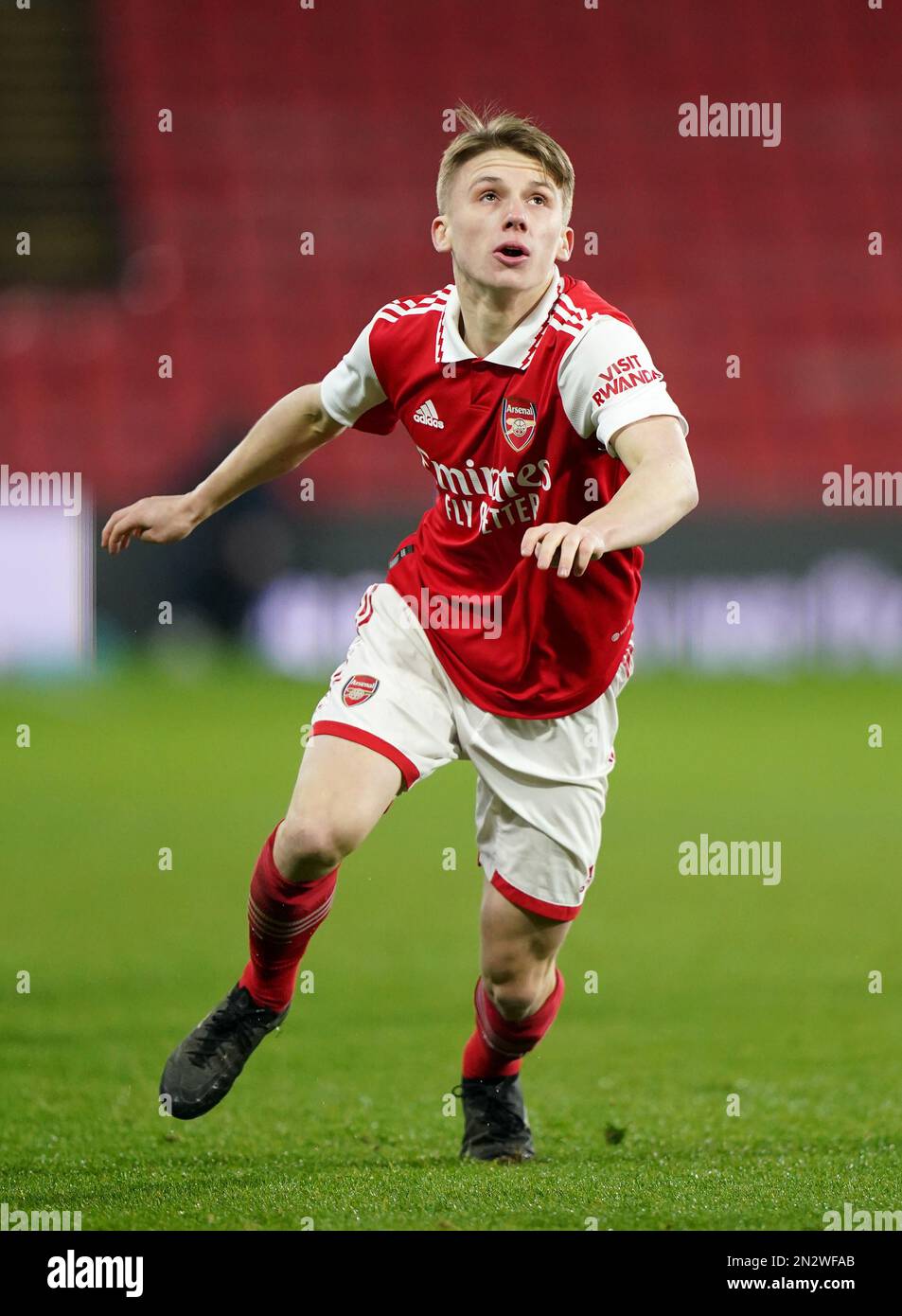 Arsenal's Jimi Gower during The FA Youth Cup fifth round match at ...