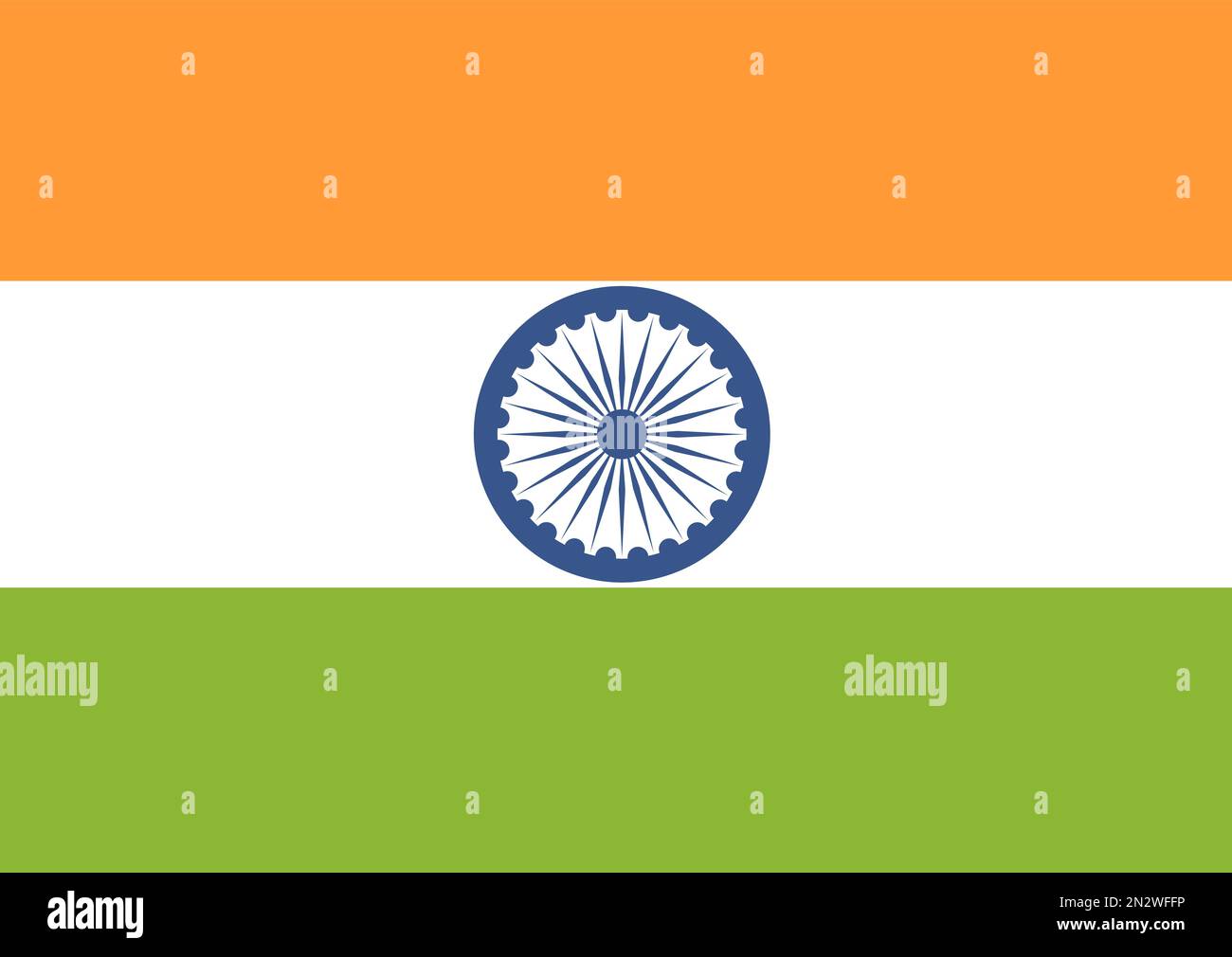 Flag of india rectangle icon hi-res stock photography and images - Alamy