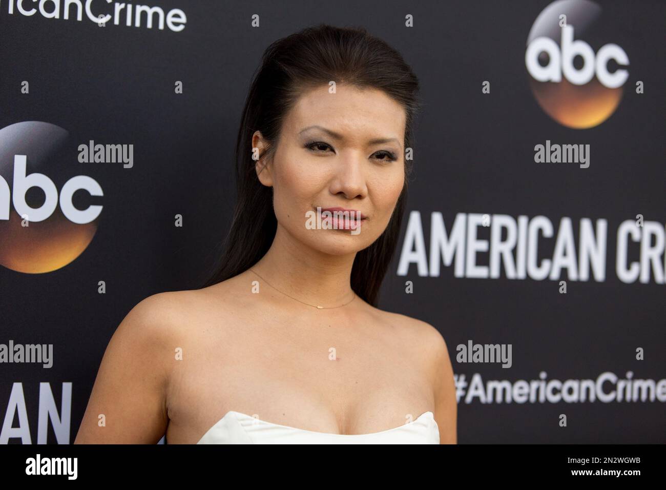 Gwendoline Yeo attends the LA Premiere of "American Crime" on Saturday ...