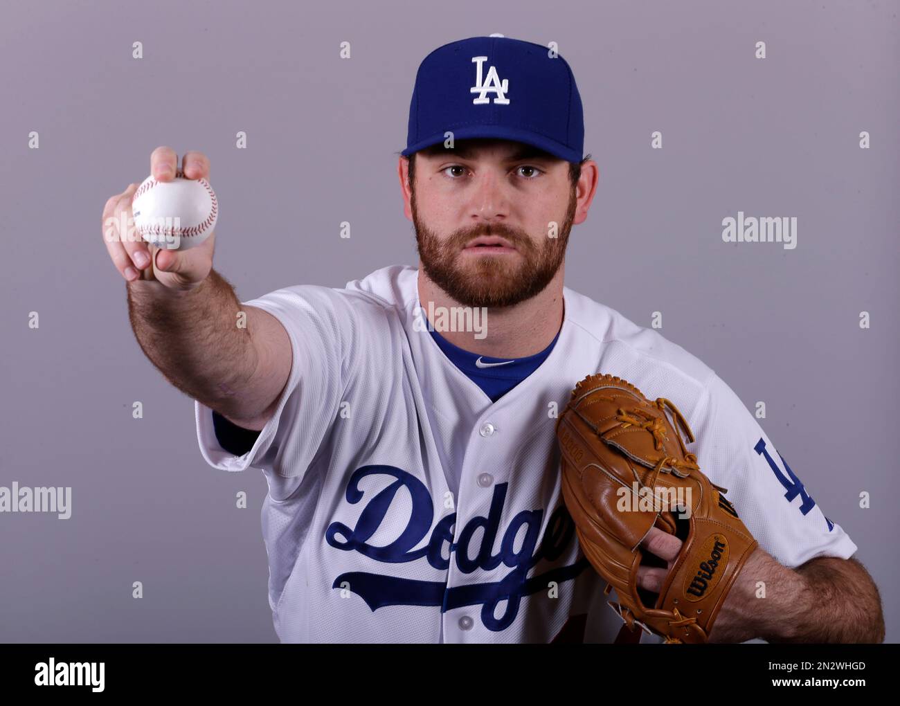This is a 2015 photo of Chris Withrow of the Los Angeles Dodgers ...