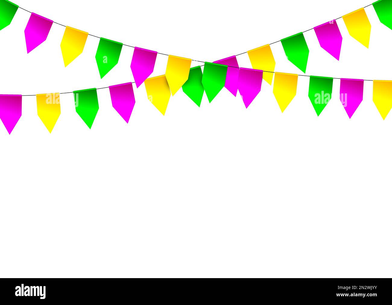Mardi Gras party bunting flag Stock Vector Image & Art - Alamy