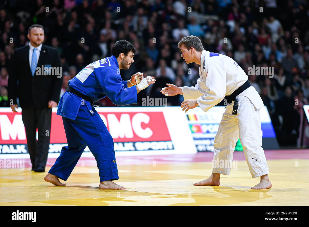 Matthias Casse (Belgium) and Joao Fernando (Portugal) during the Paris ...