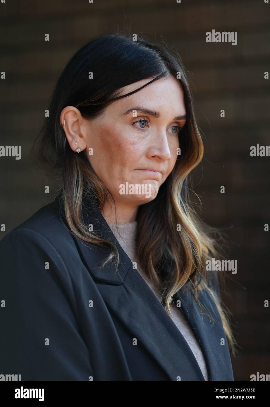 Peta Cavendish outside Chelmsford Crown Court, Essex, after Romario ...