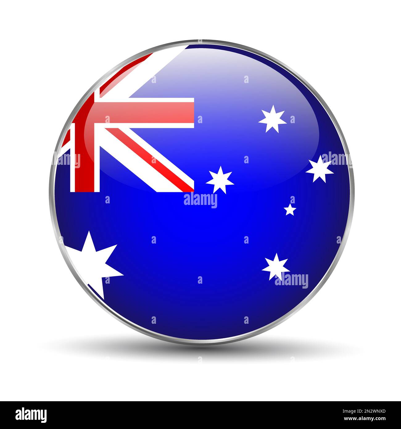 Flag on the australian flag Stock Vector Images - Alamy