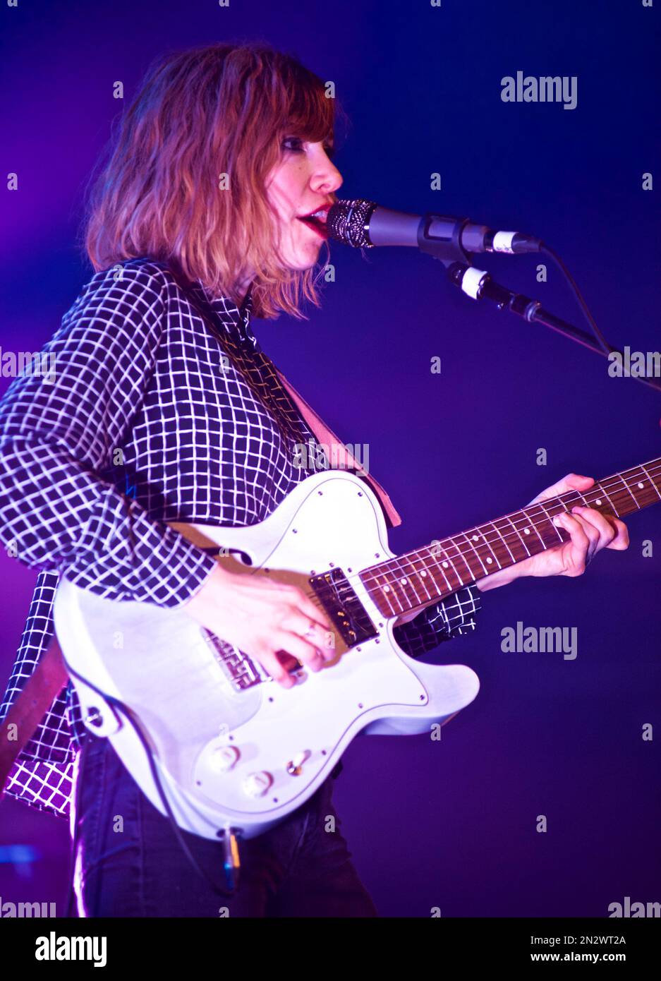 Sleater-Kinney seen in concert at Terminal 5 on Friday, Feb. 27, 2015 ...