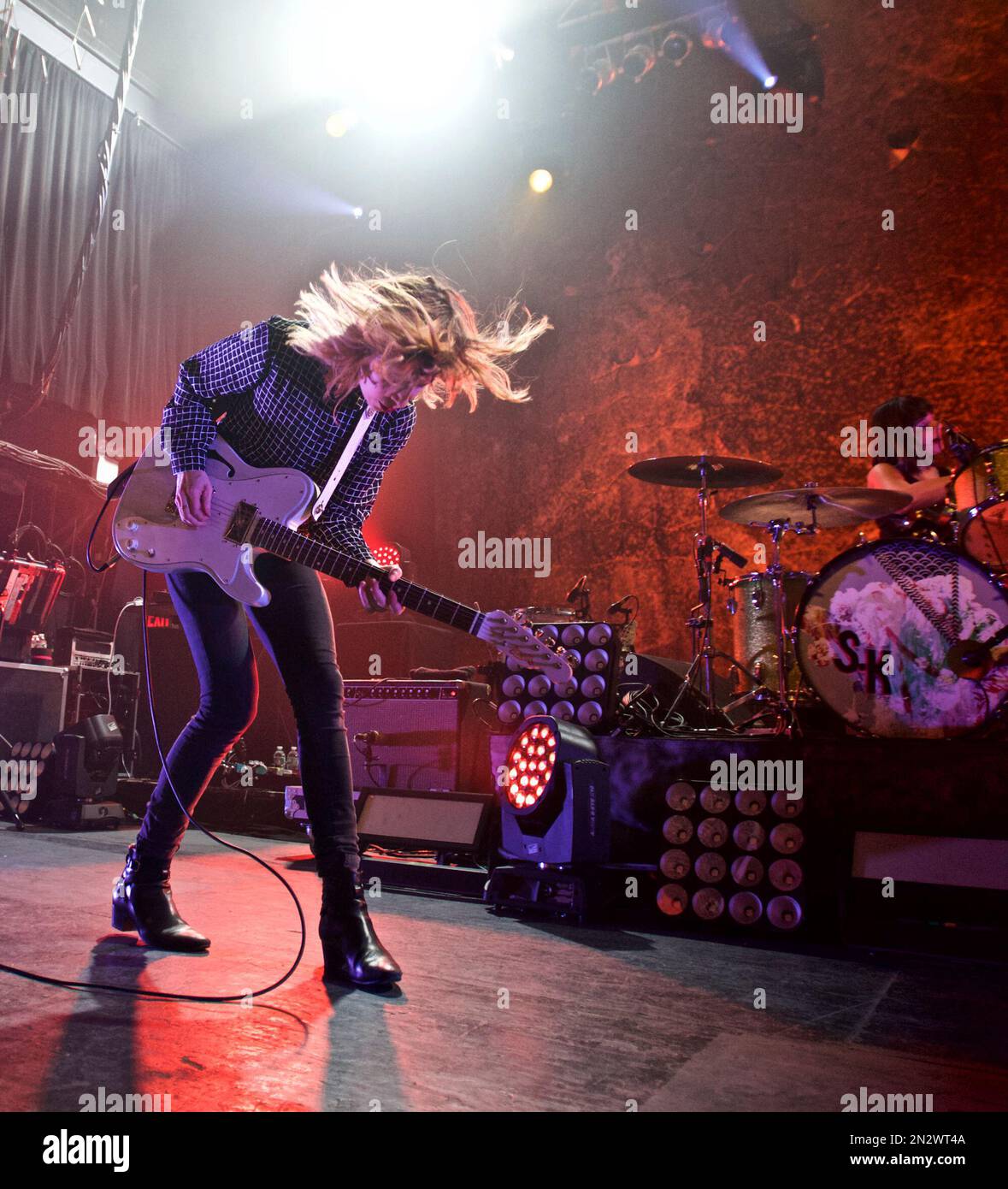 Sleater-Kinney seen in concert at Terminal 5 on Friday, Feb. 27, 2015 ...