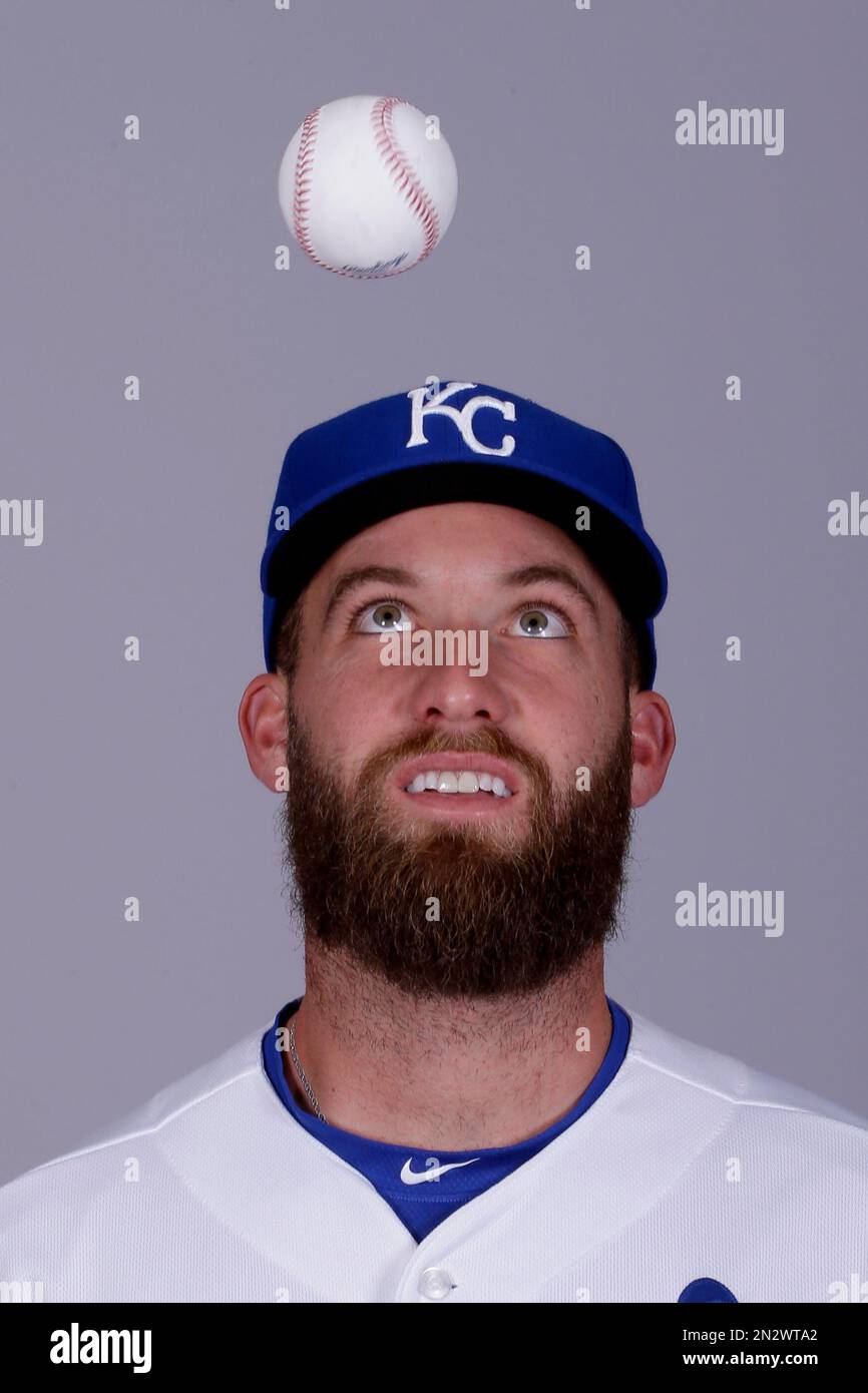 This is a 2015 photo of Danny Duffy of the Kansas City Royals baseball ...