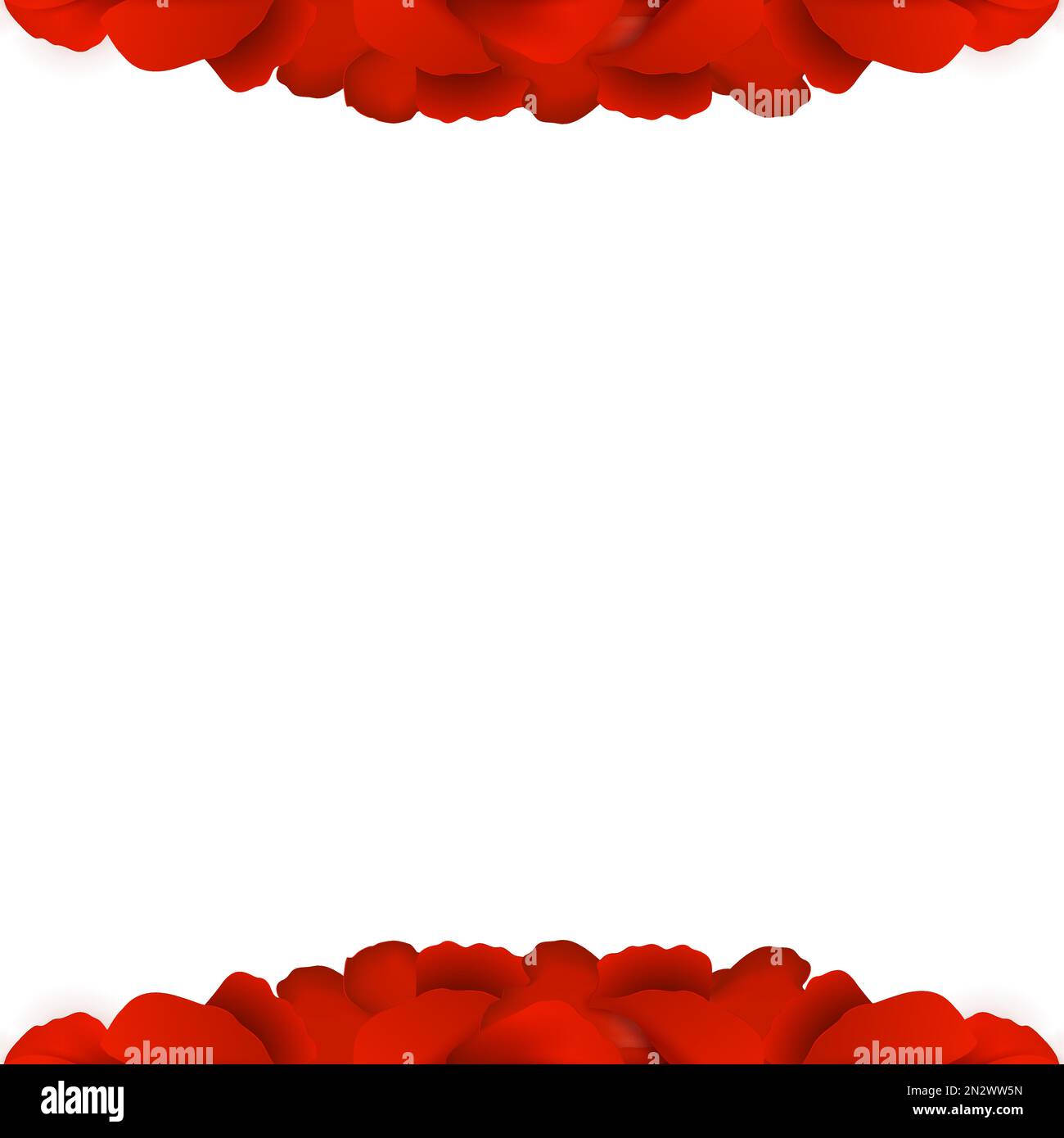 Rose Petals Border Stock Vector Image & Art - Alamy