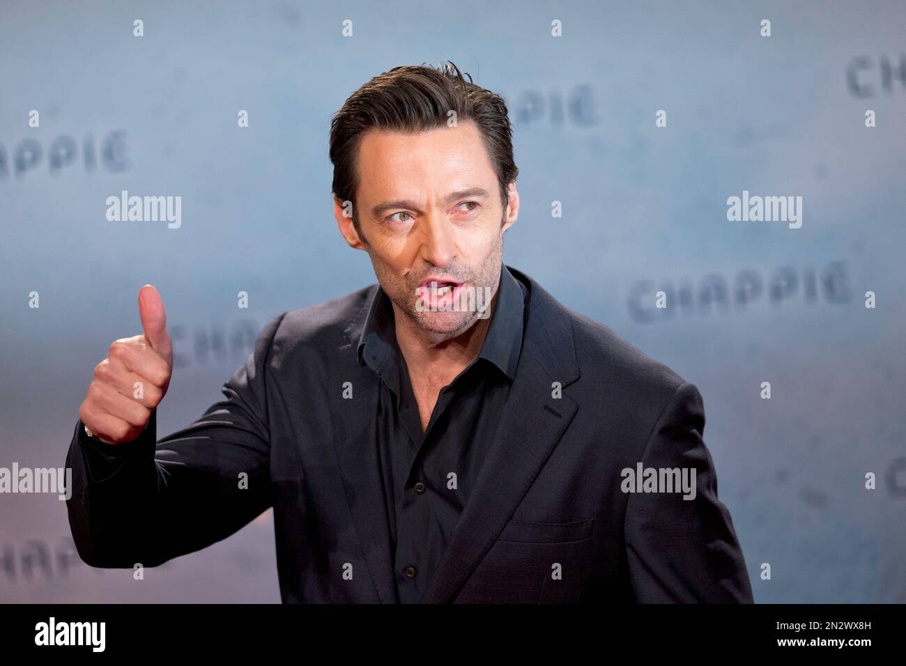 Actor Hugh Jackman poses for photographers during an event for the film ...