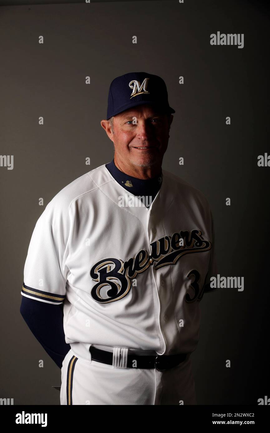 This is a 2015 photo of Milwaukee Brewers bench coach Jerry Narron ...
