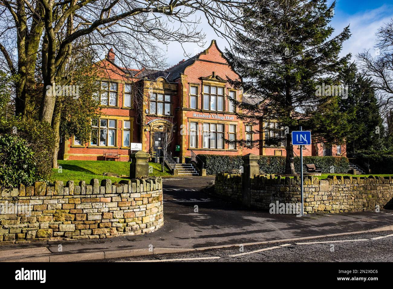 The village hall in Rainford is used for events in the local community ...