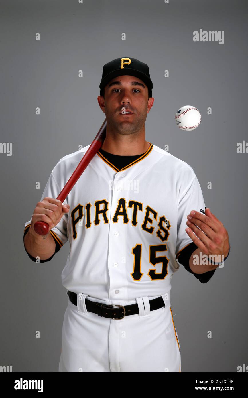This is a 2015 photo of Andrew Lambo of the Pittsburgh Pirates baseball ...