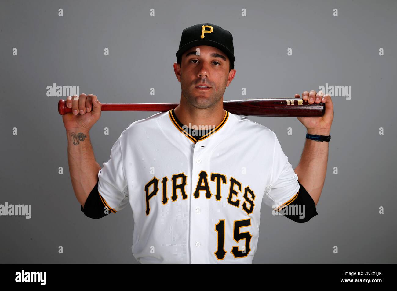 This is a 2015 photo of Andrew Lambo of the Pittsburgh Pirates baseball ...