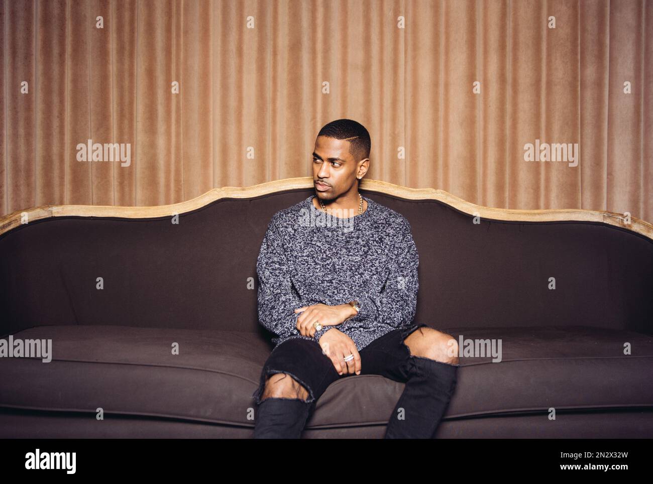FILE - In this Feb. 19, 2015 file photo, singer Big Sean poses for a ...