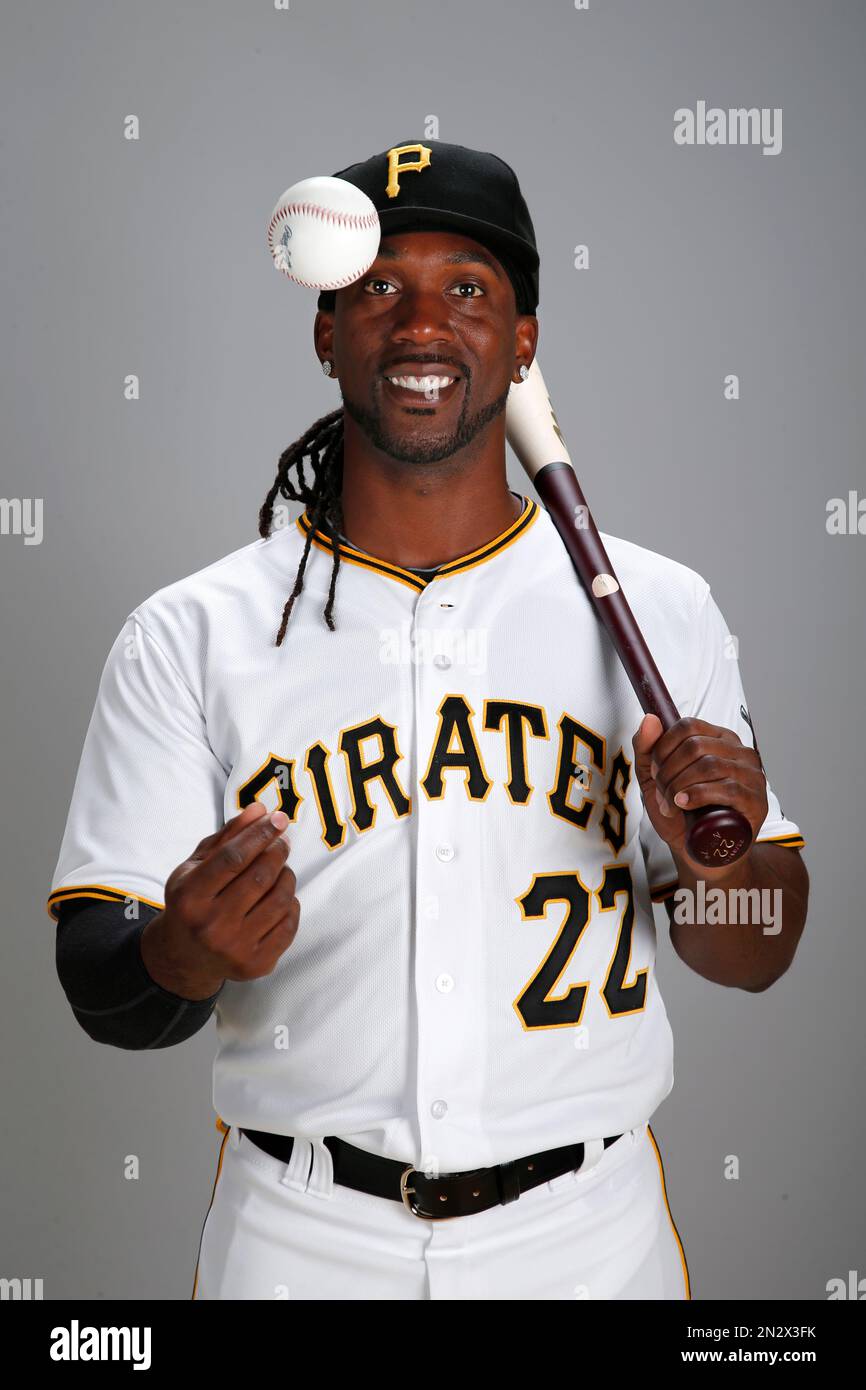 This is a 2015 photo of Andrew McCutchen of the Pittsburgh Pirates ...