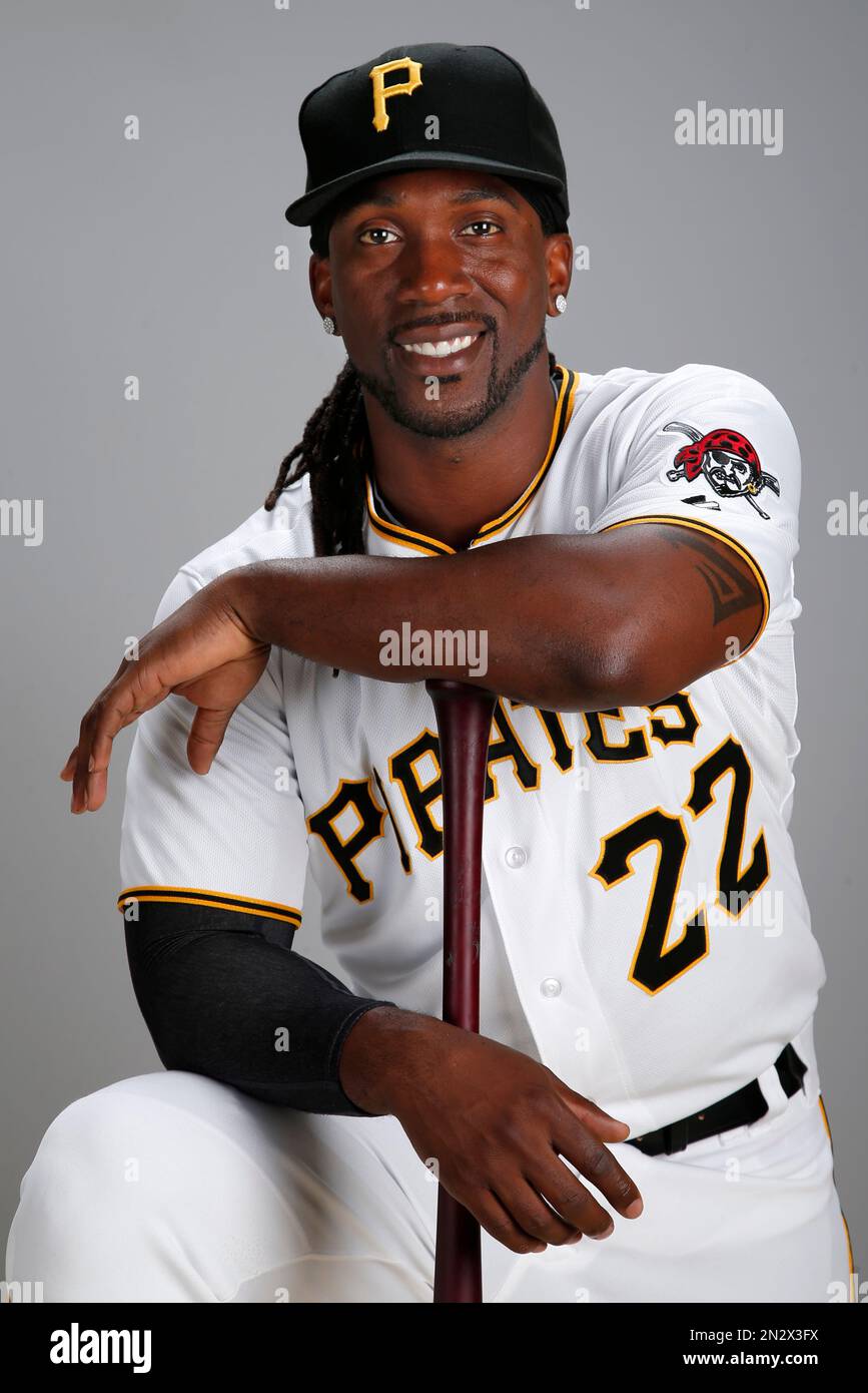 This is a 2015 photo of Andrew McCutchen of the Pittsburgh Pirates ...