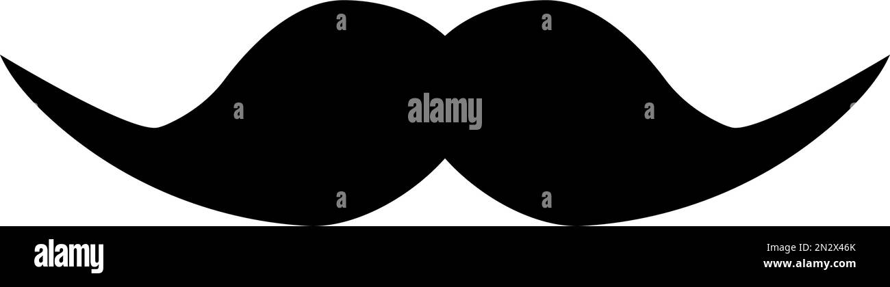 Dandy mustache icon. Gentleman. Editable vector Stock Vector Image ...