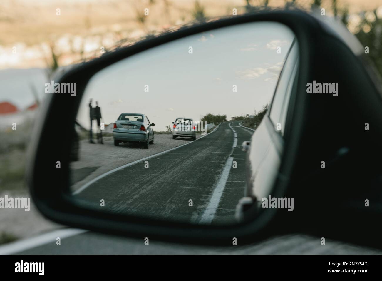 Reflection of a side mirror Stock Photo - Alamy