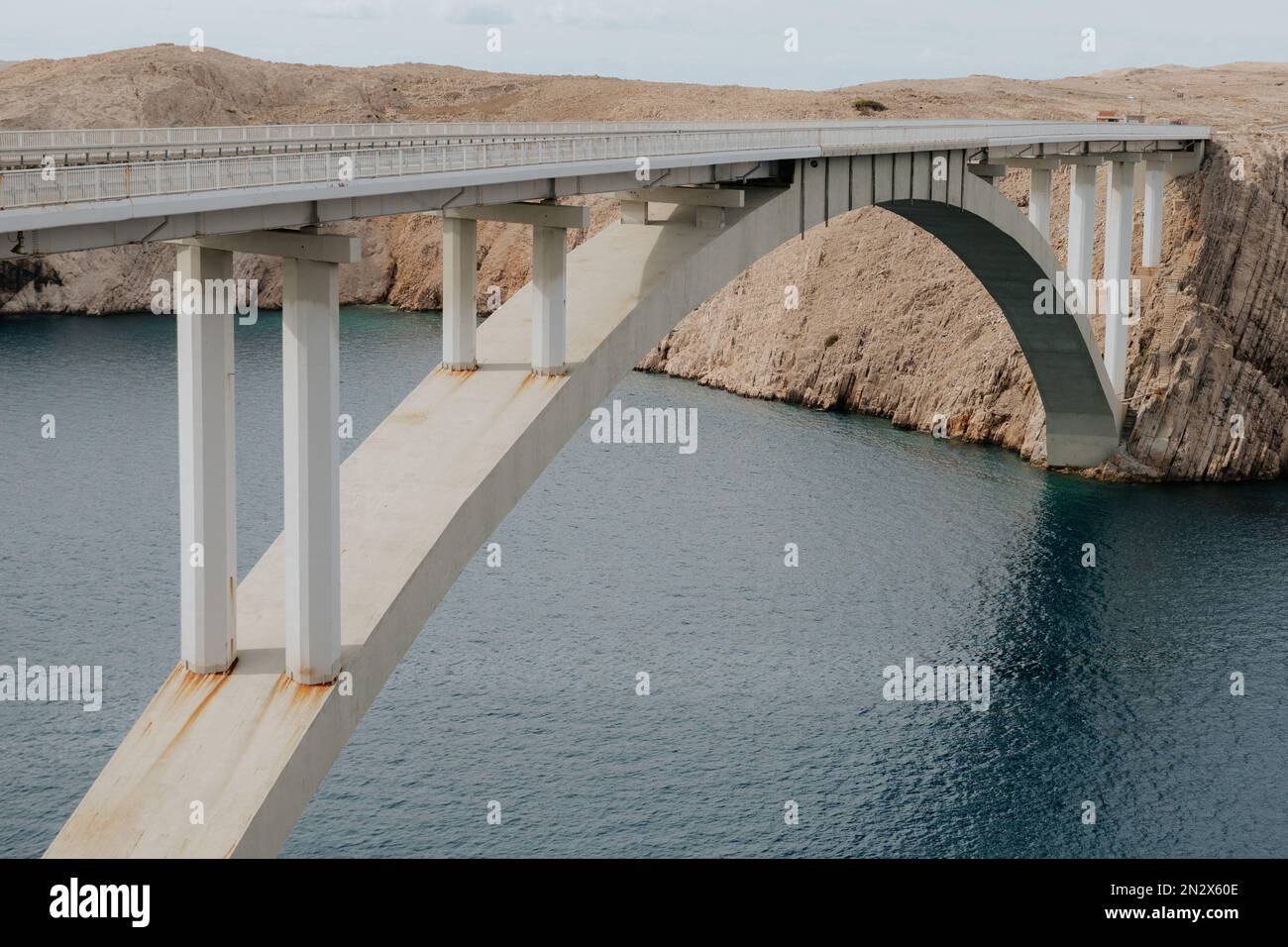 Bridge over the sea Stock Photo - Alamy