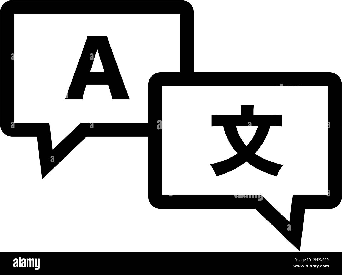 Language icon. Language translation. Editable vector Stock Vector Image ... Language icon. Language translation. Editable vector Stock Vector Image ...